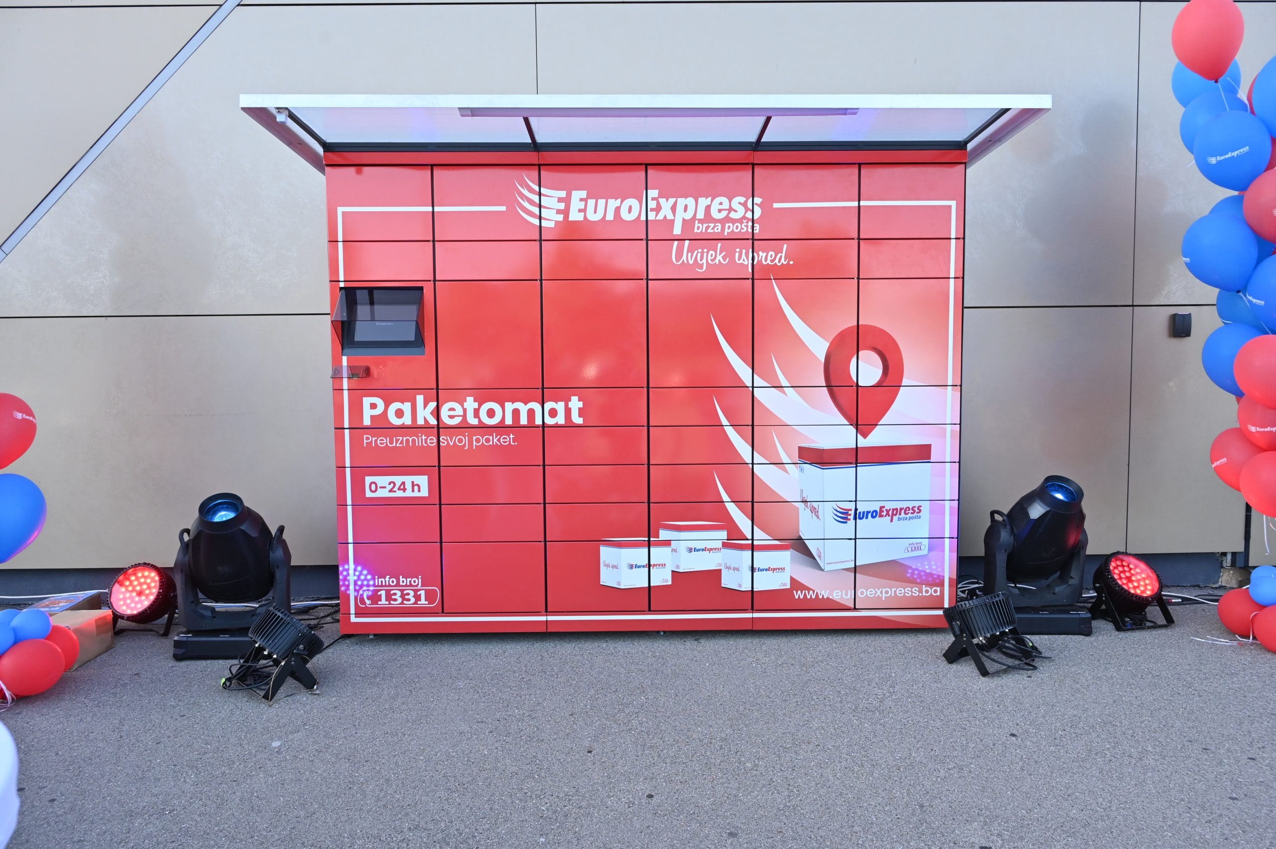 EuroExpress brza pošta otvorila novi paketomat kod Delta Planet tržnog ...