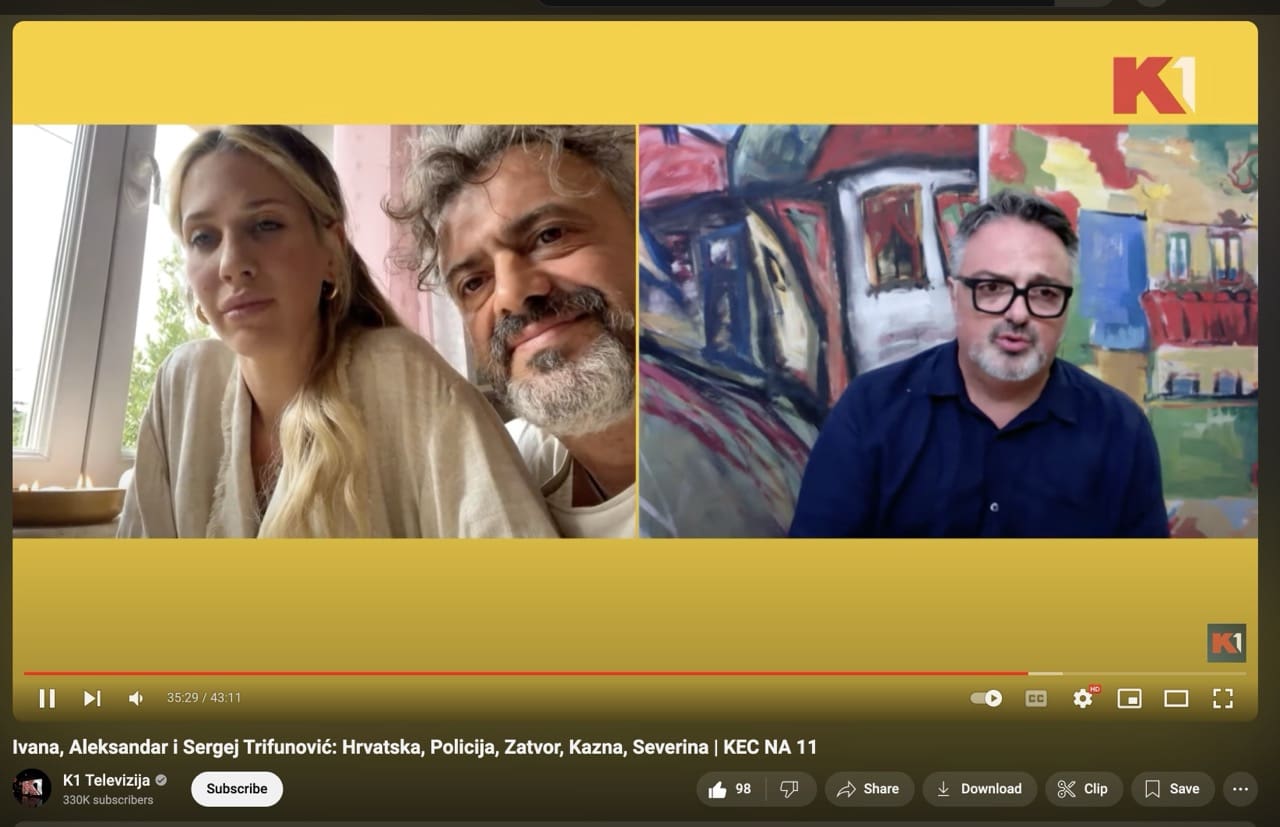 Isidora i Sergej Trifunović, urednik BUKE Aleksandar Trifunović o ...